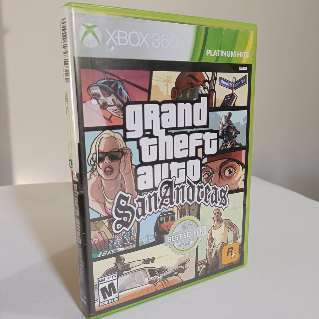 Gta San Andreas Xbox 360 Completo Físico Seminovo Original | Shopee Brasil