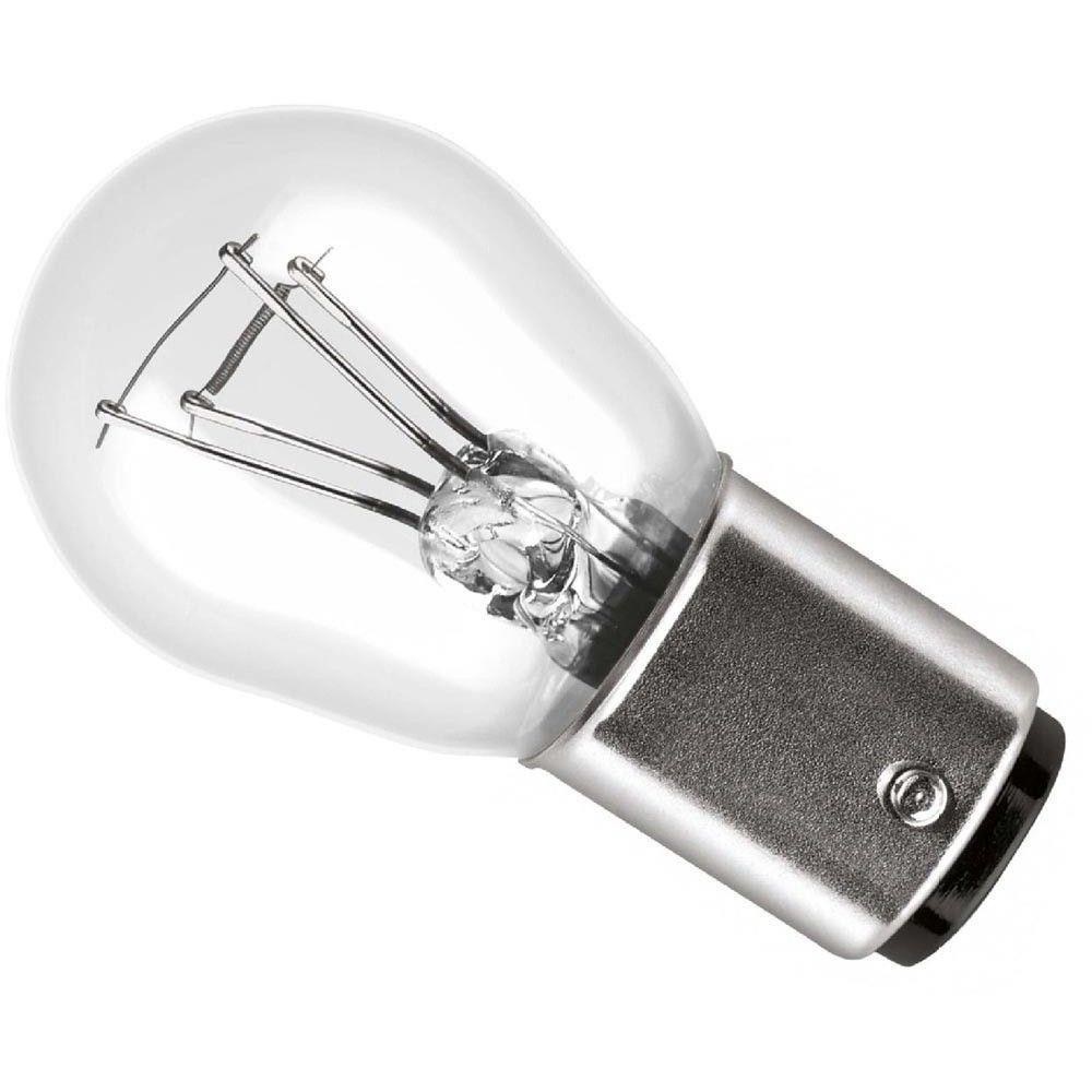 Lampada 2 Polos 12v Lanterna Freio Cristal Philips 12499cp | Shopee Brasil
