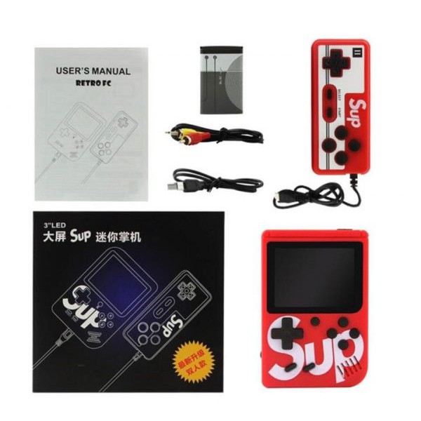 Super mini game portatil lcd 3 400 jogos av com controle | Shopee Brasil