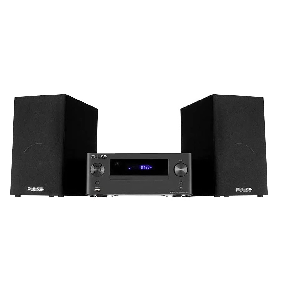 Mini System CD Player Bluetooth Usb Aux Vintage Retrô 250W-Bivolt Pulse ...