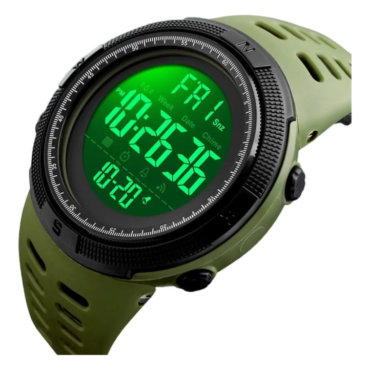 Relógio Digital Esportivo Prova D'água Skmei 1251 Verde PRODUTO ORIGINAL | Shopee Brasil