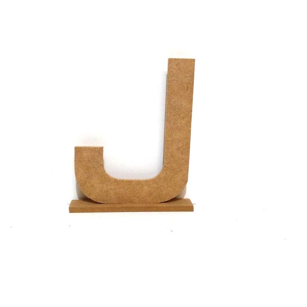 Letras mdf com base J 15x12cm | Shopee Brasil