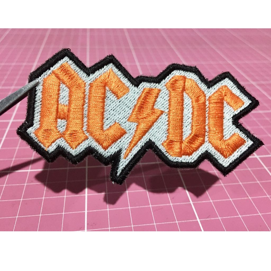 Patch Bordado Ac/dc Termocolante | Shopee Brasil