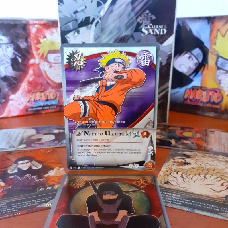 Naruto Collectible Card Game CCG 1° Edição Classico Original Importado ...