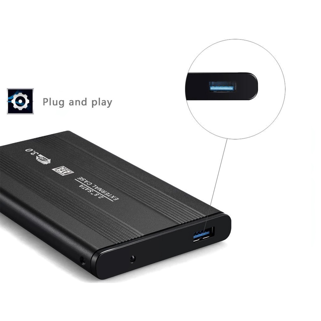 Case Gaveta Hd Sata Externo Notebook 2.5 Usb Pc Xbox Bolso | Shopee Brasil