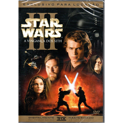Dvd Filme Star Wars 3 - A Vingança Dos Sith - Dublado | Shopee Brasil