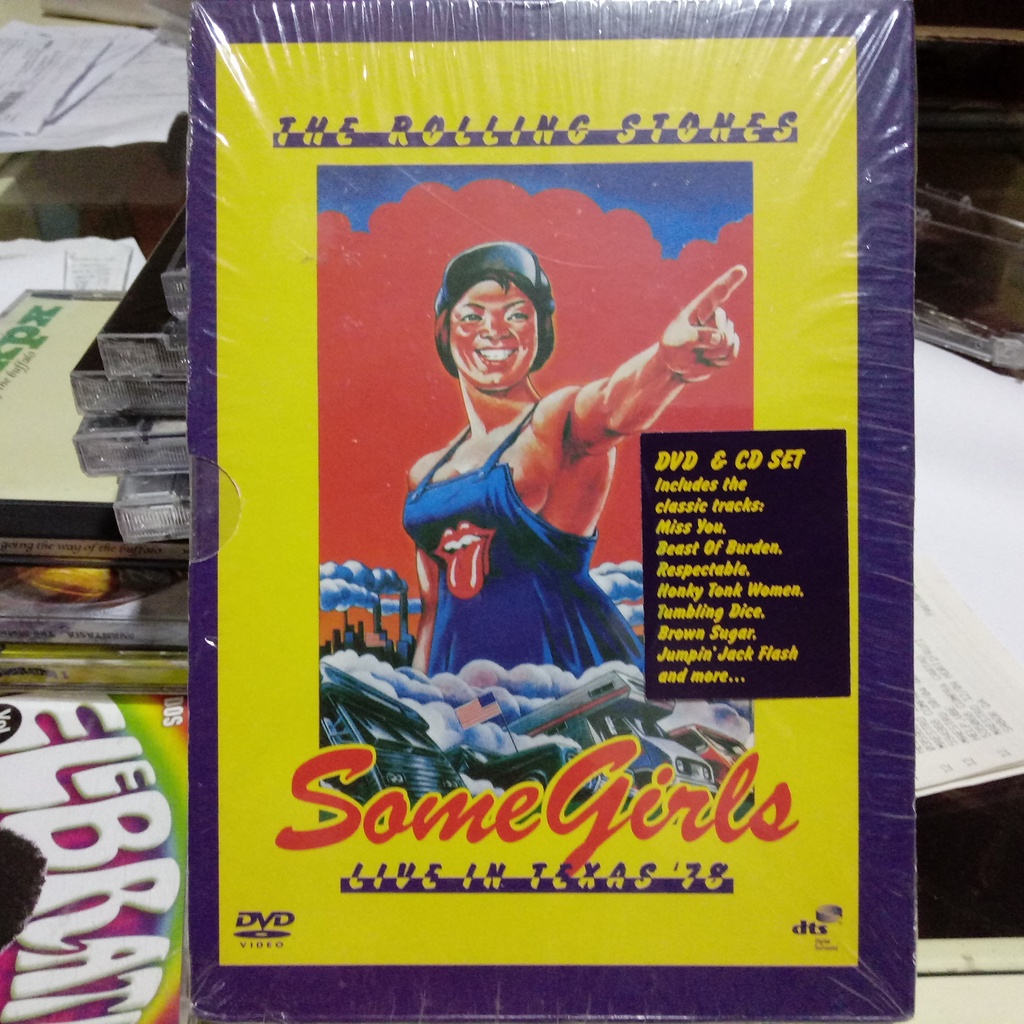 Dvd e CD The Rolling Stones - Some Girls Live in Texas '78 (Lacrado ...
