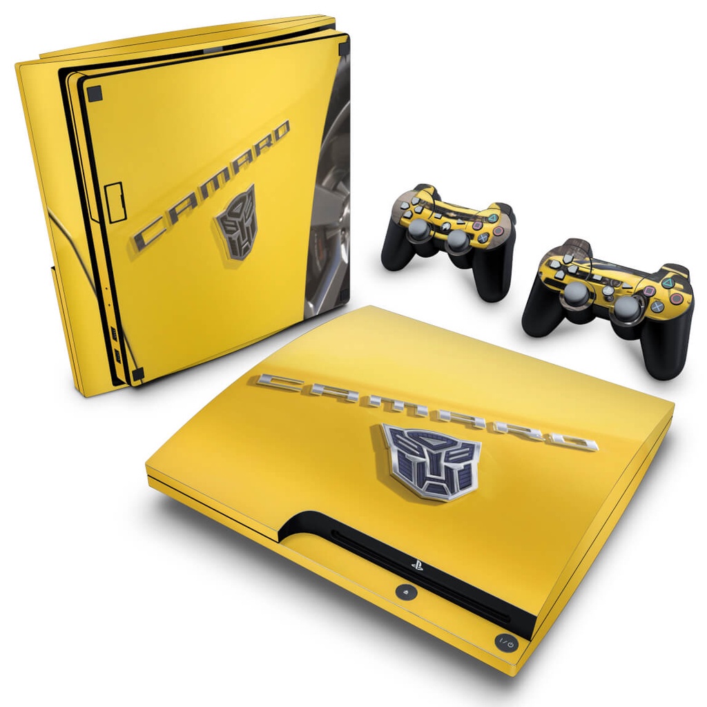 Skin PS3 Slim Adesivo - Transformers Camaro | Shopee Brasil