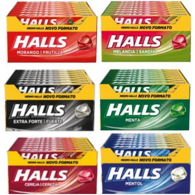 Bala Halls Display c/21 unidades | Shopee Brasil