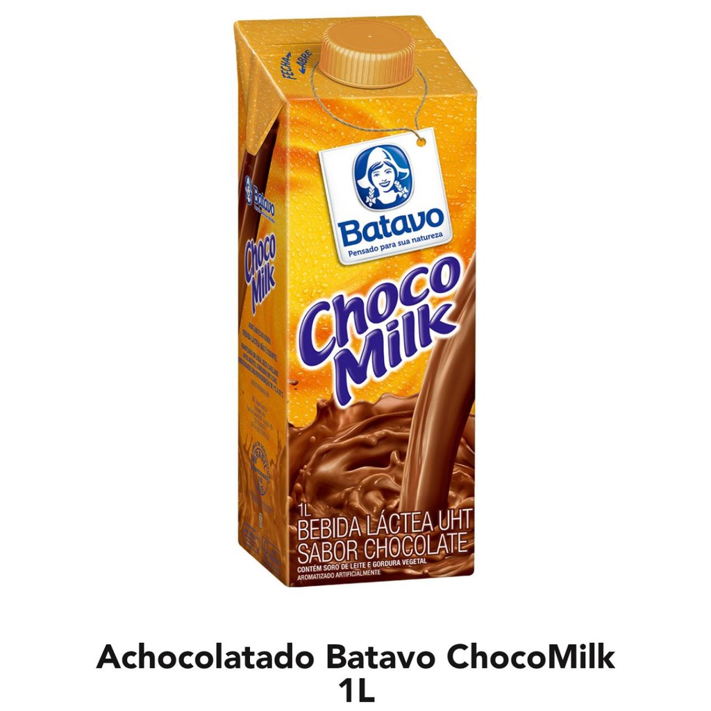 Chocomilk 1 Litro Kit Com 10 Unidade | Shopee Brasil