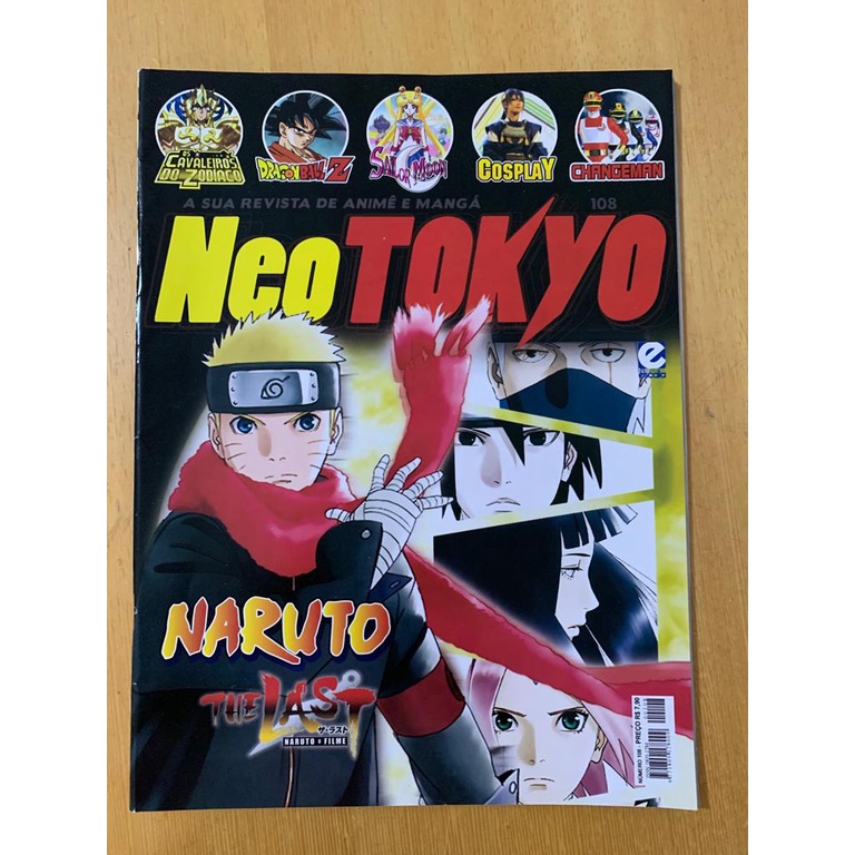 Revista Neo Tokyo 108 Manga Naruto Anime The Last 182p | Shopee Brasil