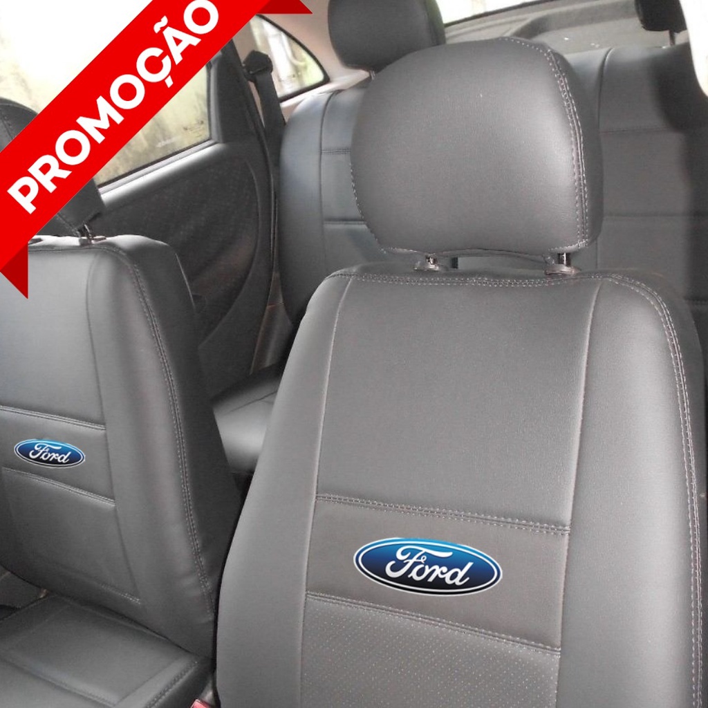 Capas Bancos Automotivos Carro Couro Ford Ka Fiesta Ecosport | Shopee ...