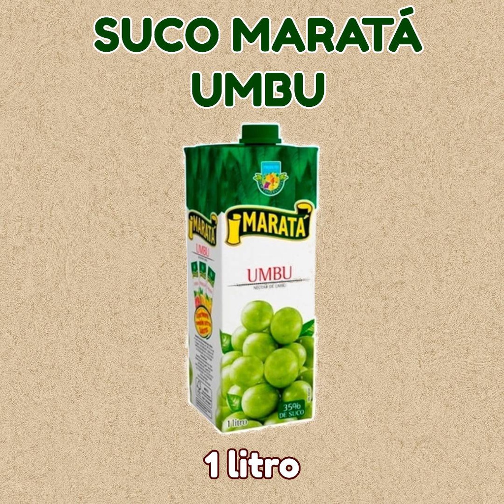 SUCO MARATÁ - SABOR UMBU 1 LITRO | Shopee Brasil