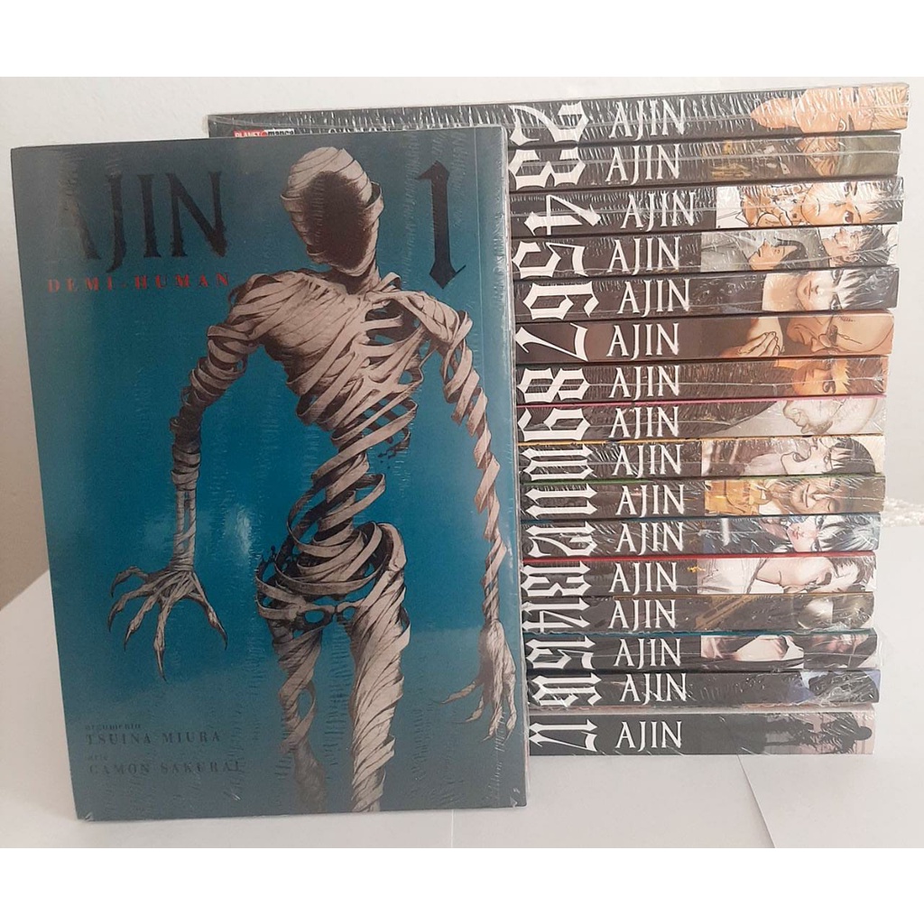 Mangá Ajin Demi-human - Coleção Completa (17 volumes) | Shopee Brasil