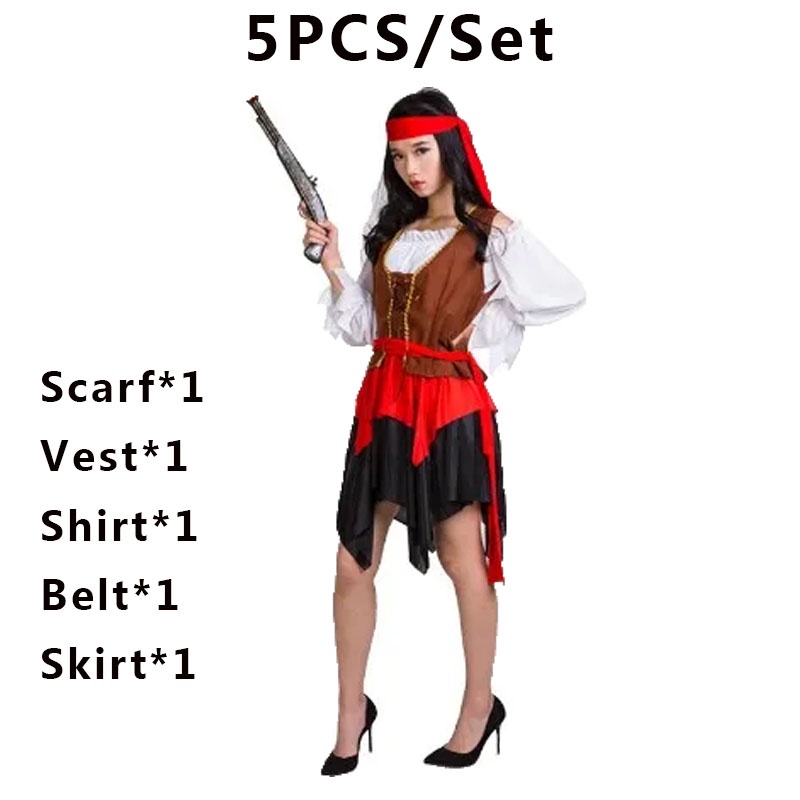 Trajes De Pirata Para Mulheres Homens Adulto Halloween Masculino ...