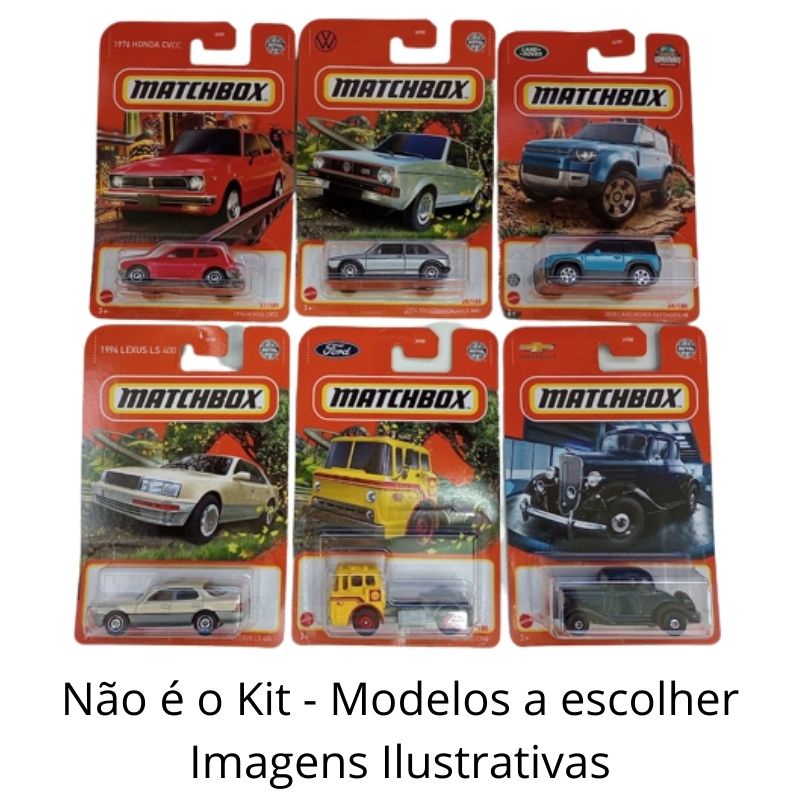 Carrinho Miniatura Matchbox 1:64 - Lote B 2022 - Unidade - 30782 ...