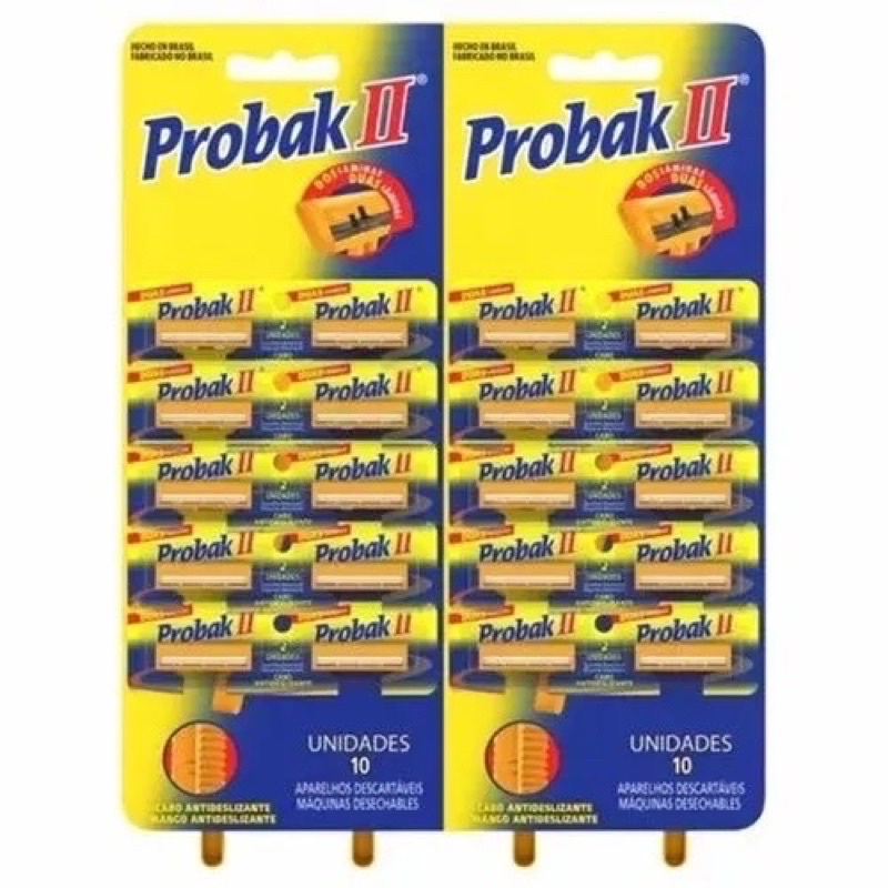 Aparelho de Barbear Probak 2 - c/20 Unidades | Shopee Brasil