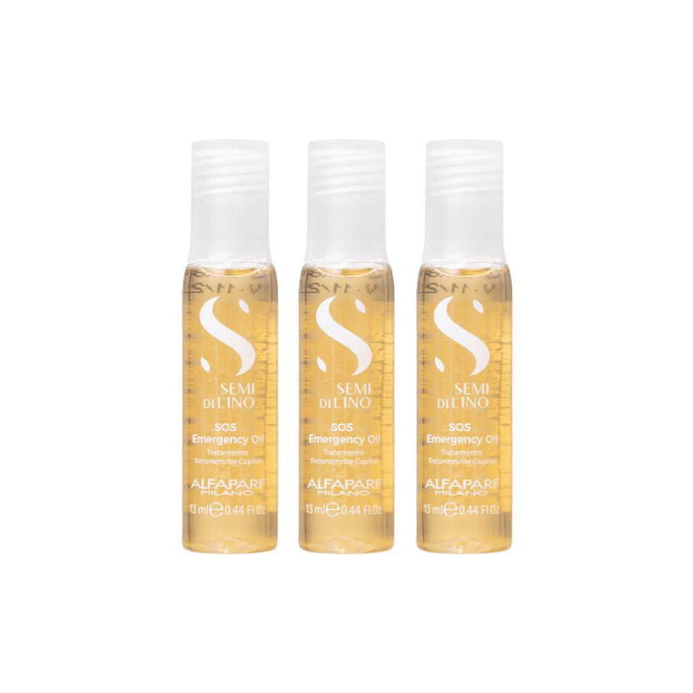 Kit Alfaparf Sdl Reconstruction Sos Oil Amp 3x13ml - Escorrega o Preço