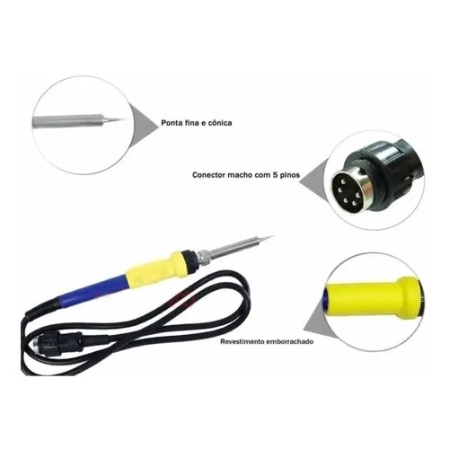 cabo ferro de solda yaxun macho 702 936 902+ | Shopee Brasil