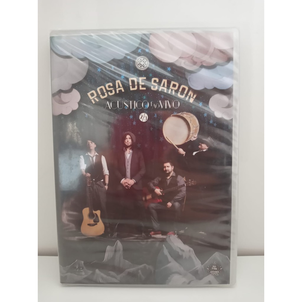 Dvd - Rosa de Saron Acústico e ao Vivo 2/3 (Lacrado) | Shopee Brasil