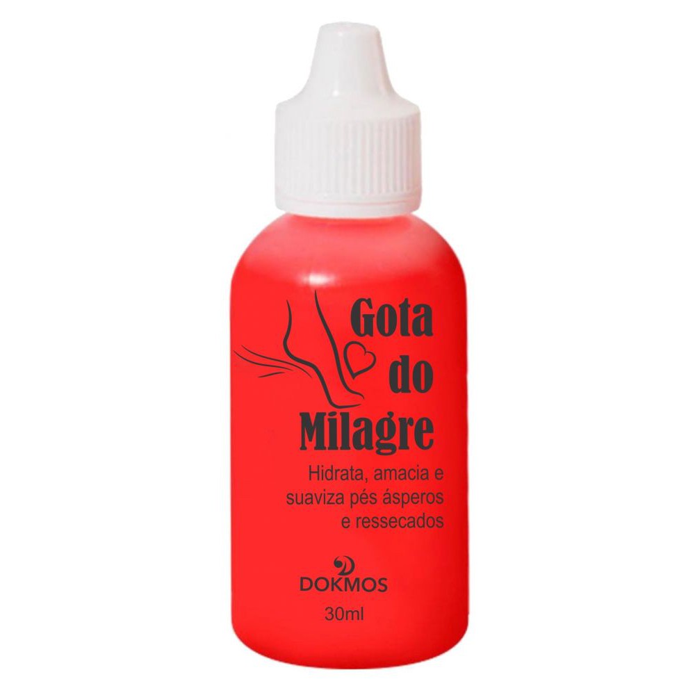 Gota do Milagre Hidrata e Suaviza os Pés Dokmos 30ml | Shopee Brasil