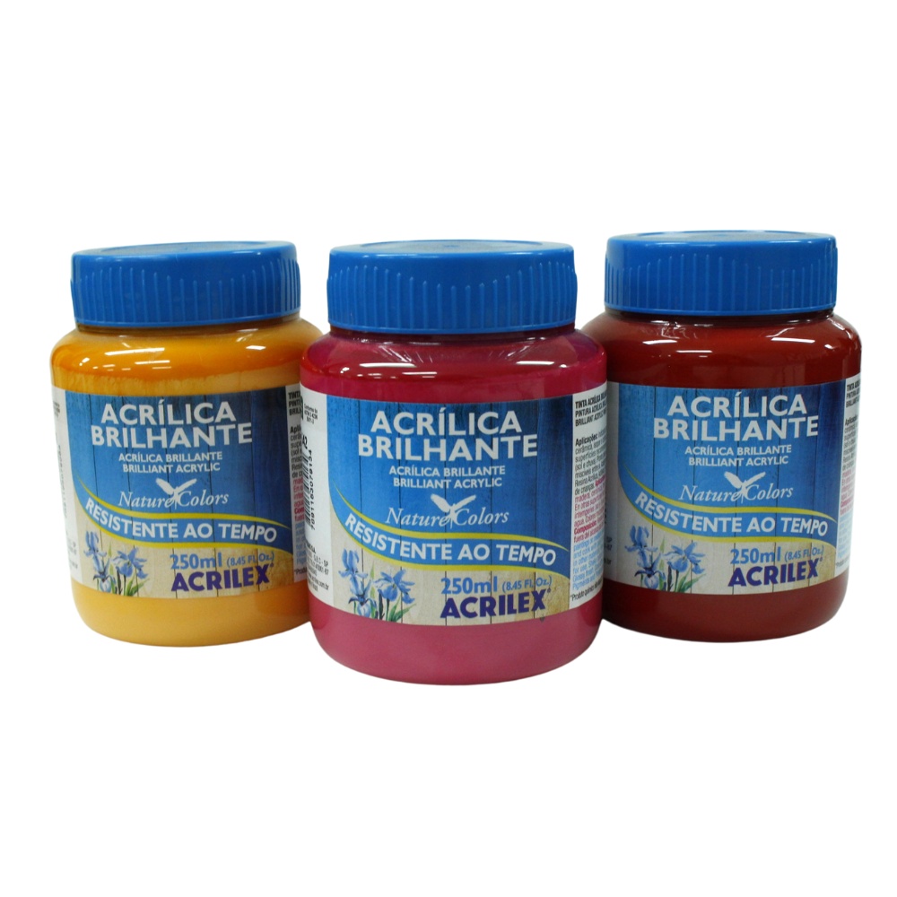 Tinta Acrilica Brilhante Acrilex 250 Ml | Shopee Brasil