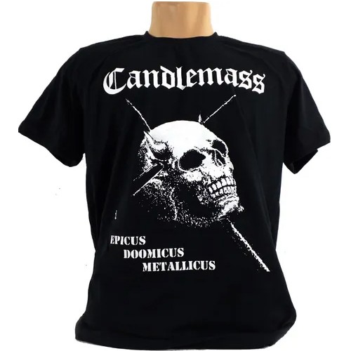 Camiseta Candlemass Epicus Doomicus Metallicus. Banda Metal - Escorrega ...