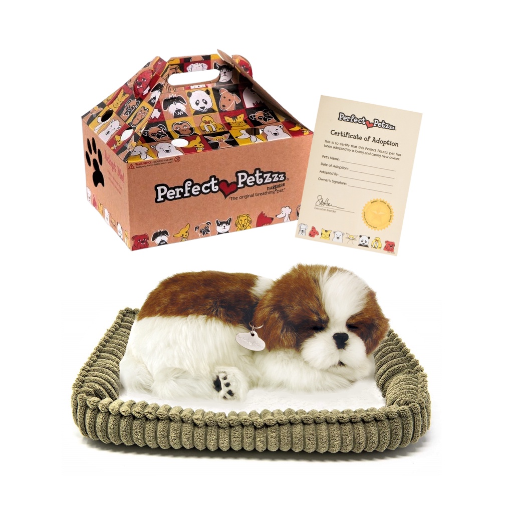 Filhote de Pelúcia Cachorro Shitzu que Respira Perfect Petzzz | Shopee Brasil