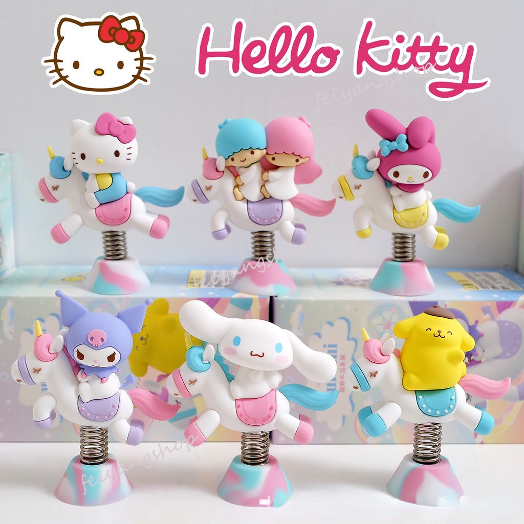 Sanrio Carrossel Chaveiro Hello Kitty/Action Figure/Presente KT Gato ...