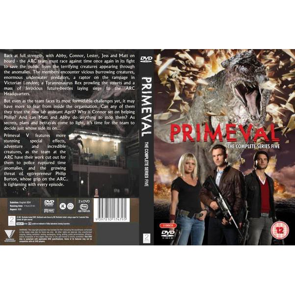 Dvd Primeval - As 5 Temporadas Completas - Legendado - 06 Discos ...