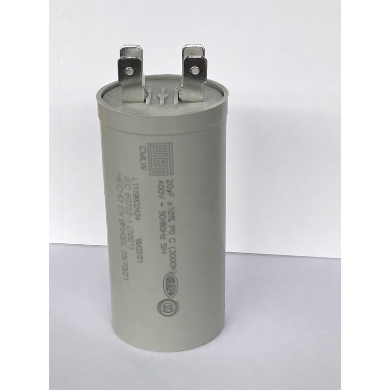 Capacitor permanente 20uf 400v | Shopee Brasil