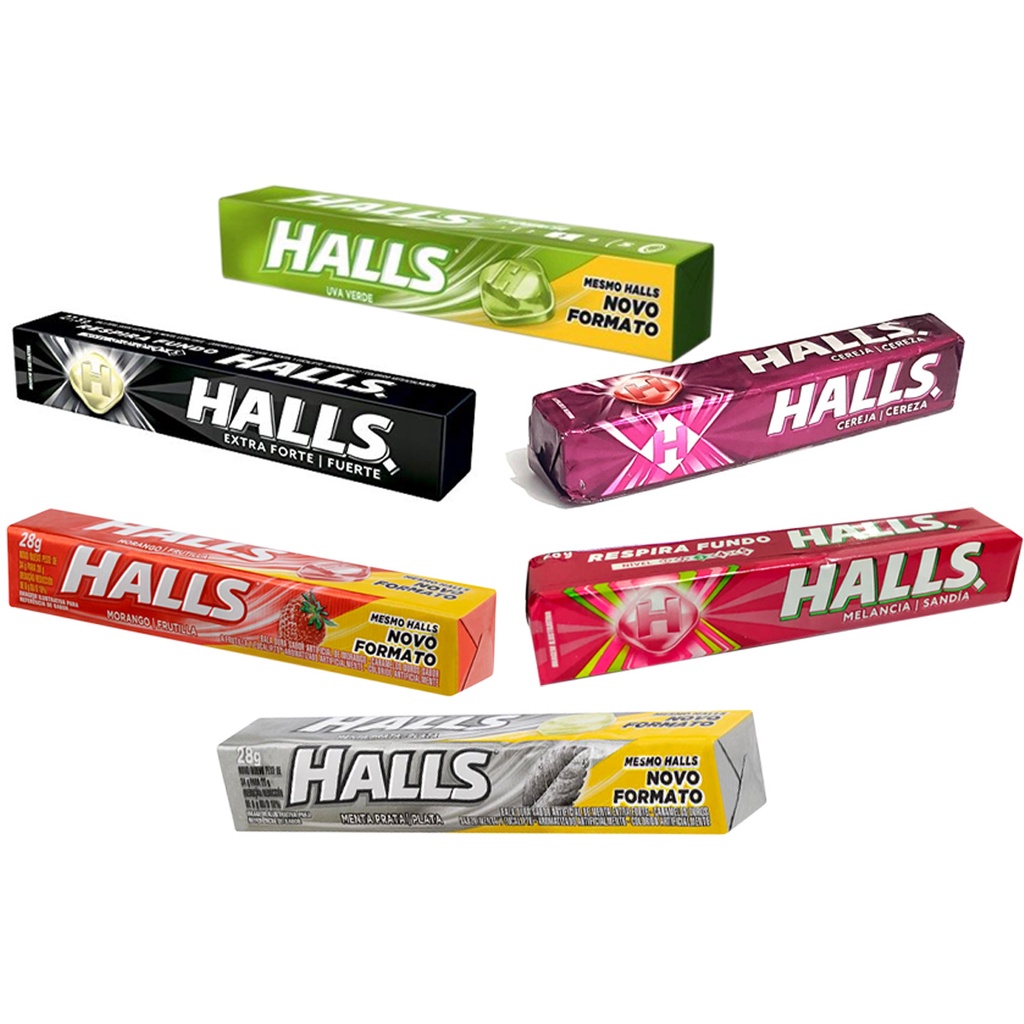 Halls Bala Drops 28 G (1 Unidade) - ( Clique E Escolha ) | Shopee Brasil