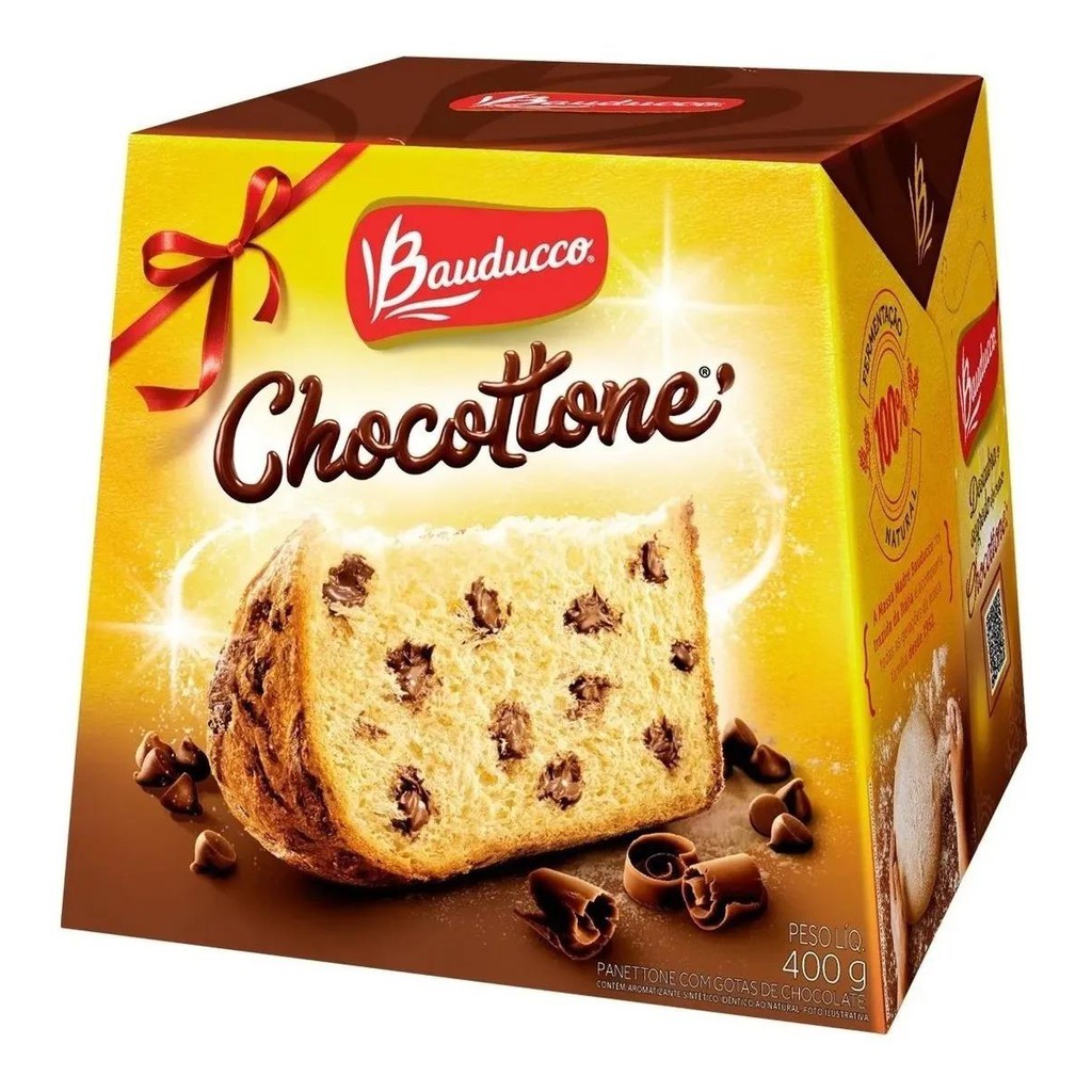 Chocolate Bauducco Chocottone 400g | Shopee Brasil