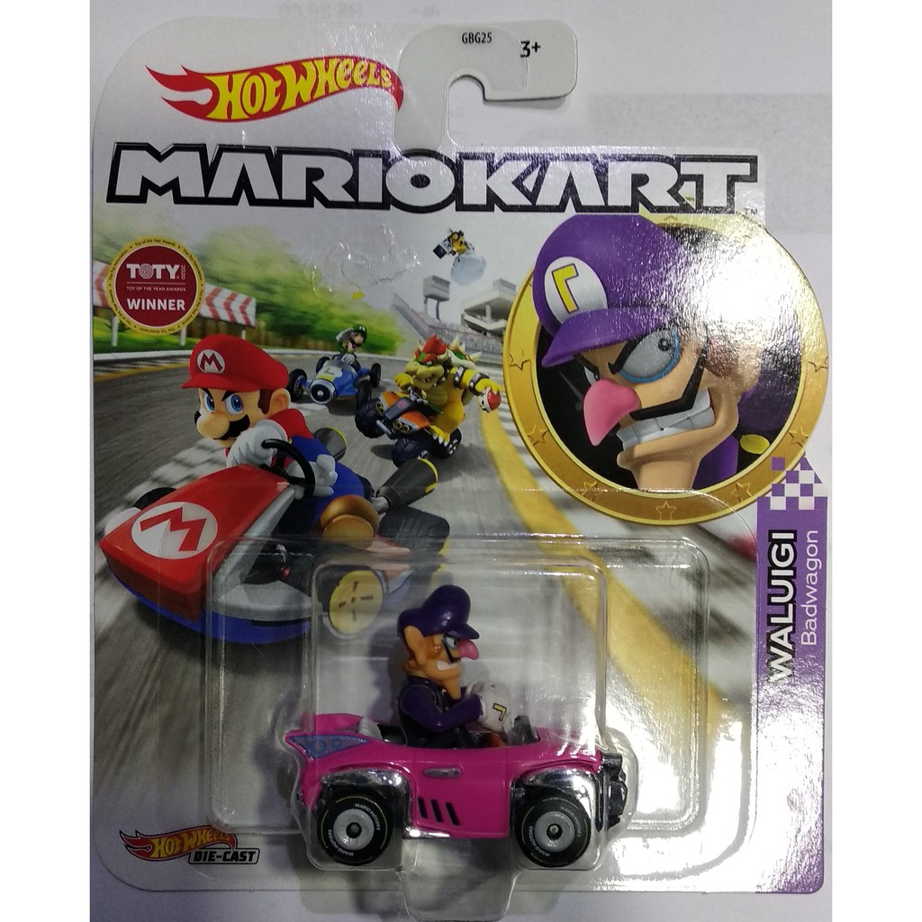 Hot Wheels Mario Kart Waluigi Badwagon 1/64 | Shopee Brasil