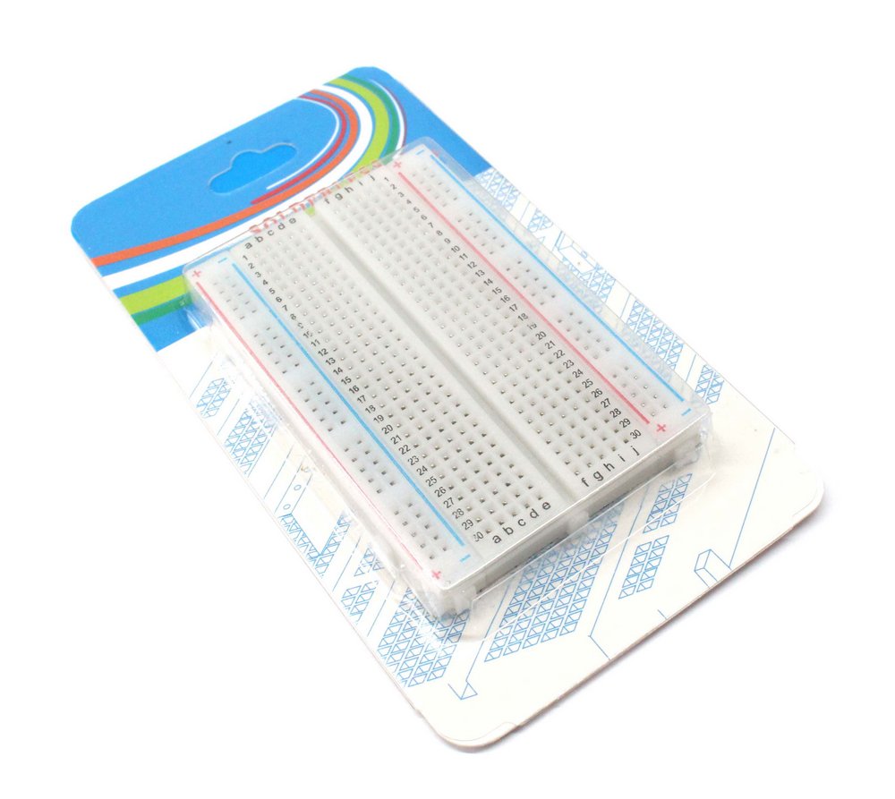 Protoboard 400 Furos Breadboard 400 Pontos Para Arduino | Shopee Brasil