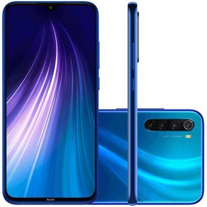 XIAOMI REDMI NOTE 8 DUAL SIM 64GB 4GB RAM BLUE AZUL GLOBAL NOTA FISCAL ...