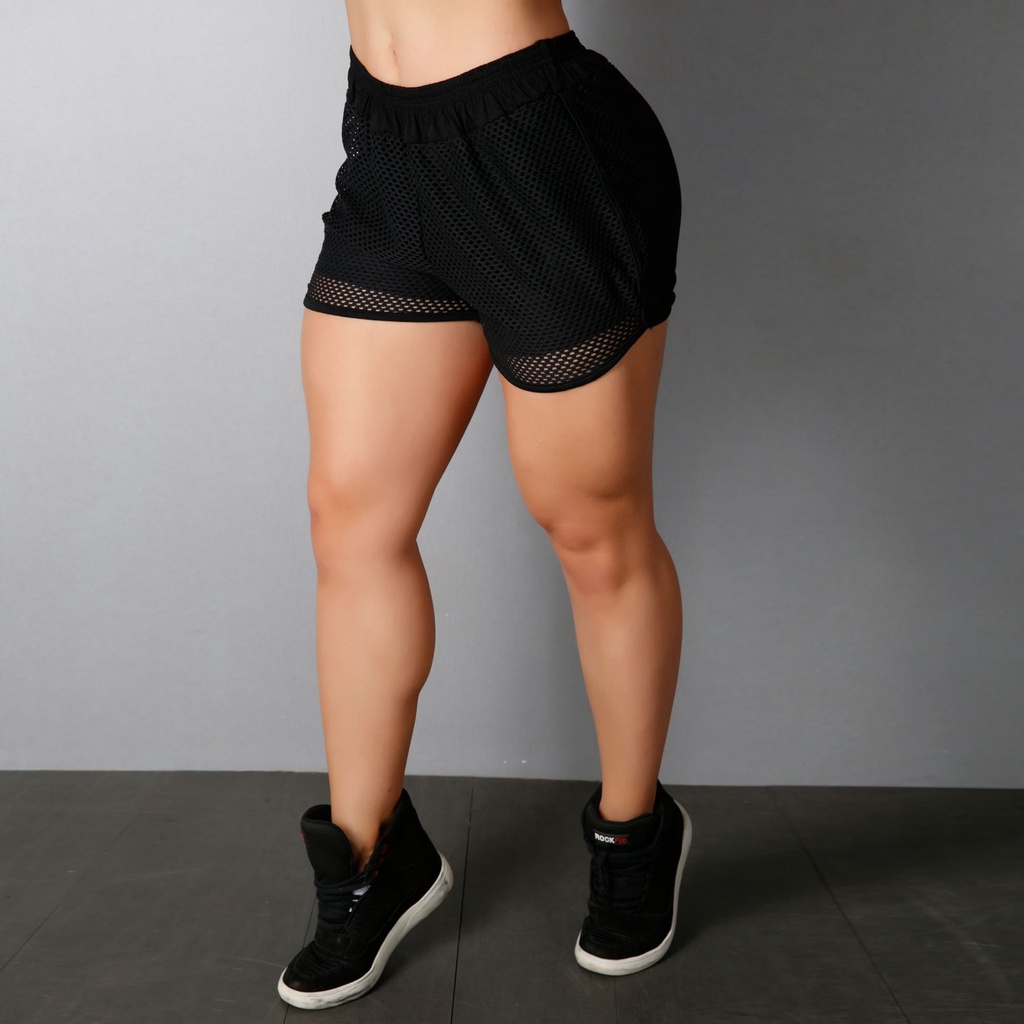Promoção Short Tela Black | Shopee Brasil