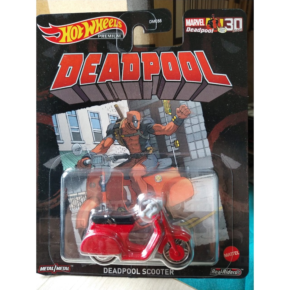 Hot Wheels Deadpool Scooter | Shopee Brasil