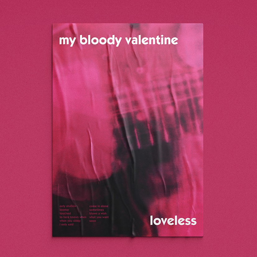 Poster My Bloody Valentine - Loveless / Tamanho A3 | Shopee Brasil