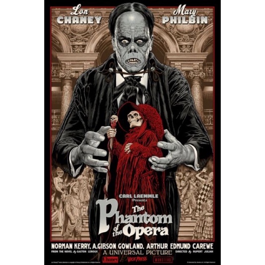 Placa Decorativa Quadro Filme Terror Horror O Fantasma da Opera ...