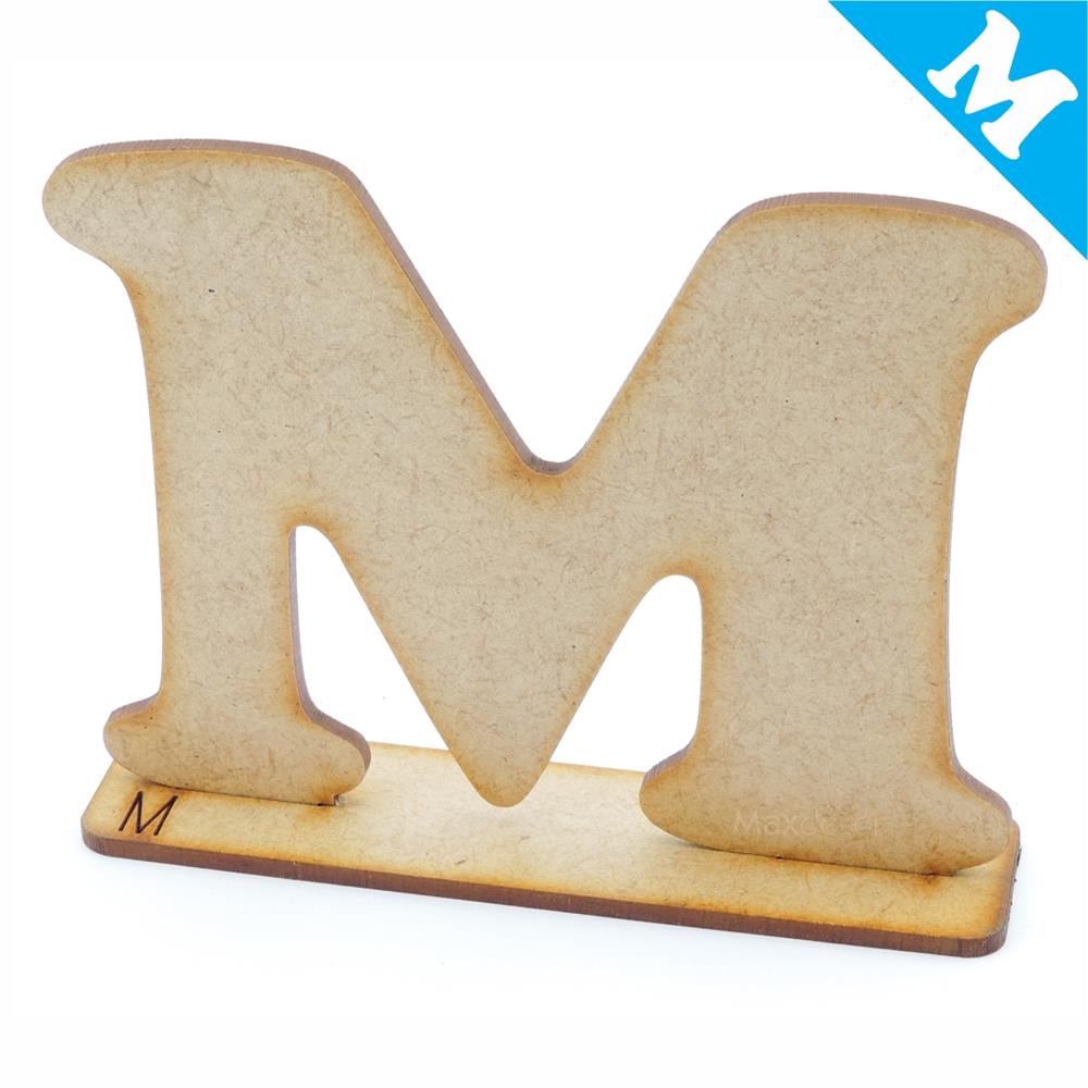 Letra de Mesa em MDF - 10cm de Altura - 1 Unidade - M | Shopee Brasil