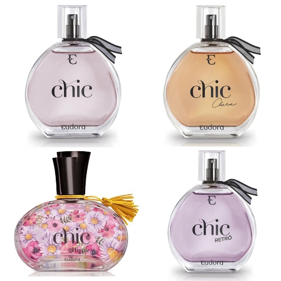 Chic Colônia 4ml Fragrâncias à escolher: | Shopee Brasil
