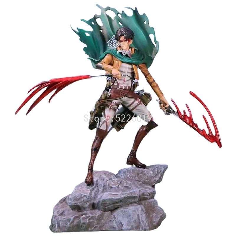 Estátua Levi Ackerman Figure Shingeki no Kyojin Boneco Attack on Titan ...