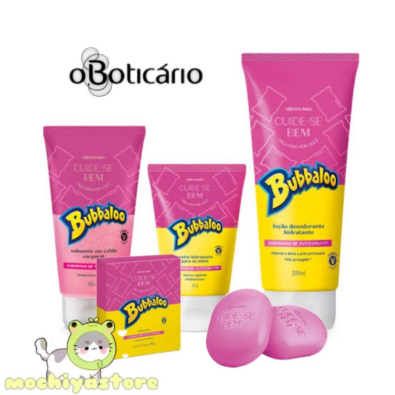 KIT BOTICÁRIO BUBBALOO 4 ITEMS PRONTA ENTREGA ORIGINAL | Shopee Brasil