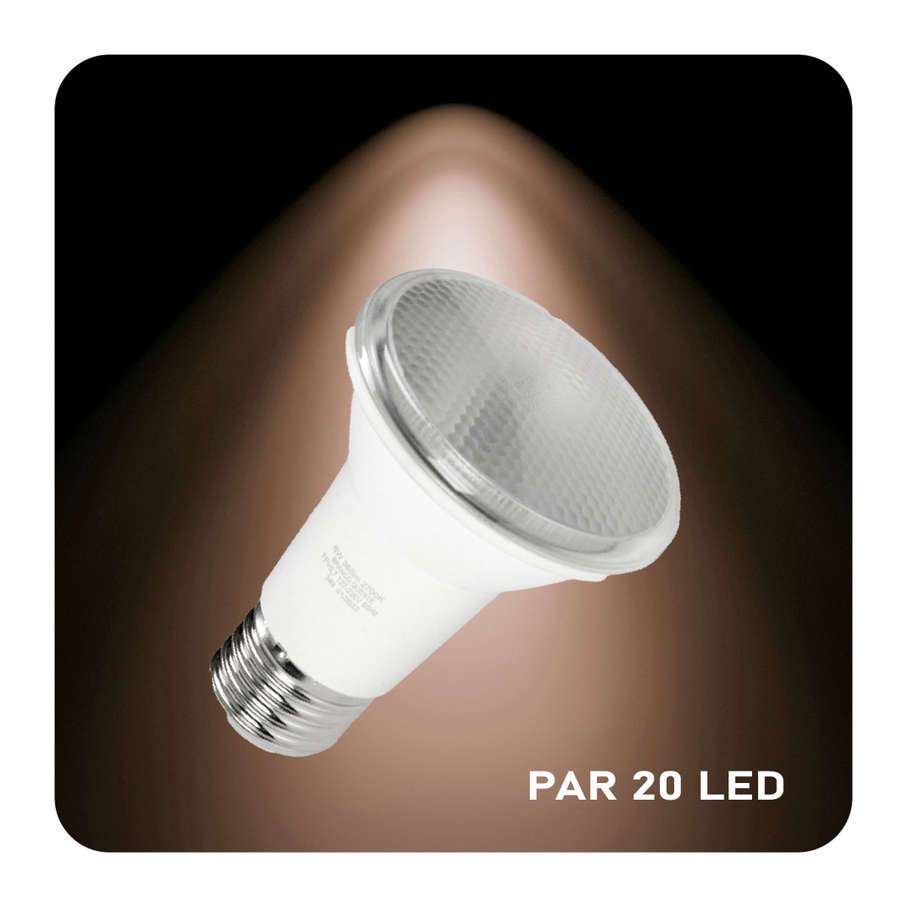Kit 4x - Lâmpada Par20 Luminatti 6w Bivolt Ip65 | Shopee Brasil