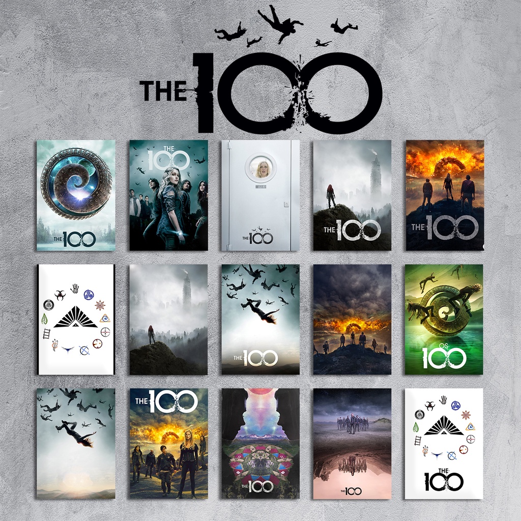 Quadro decorativo The 100 / Os 100 - série - ficção placa decorativa ...