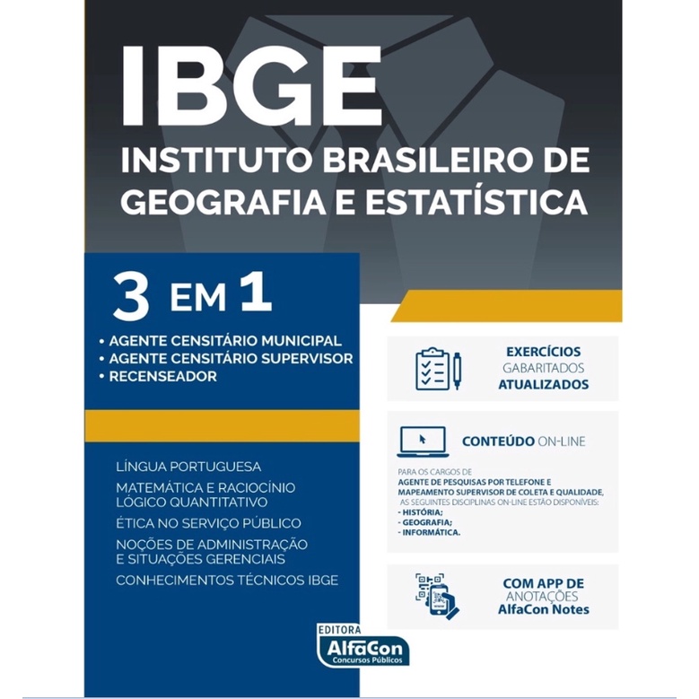 IBGE Instituto Brasileiro De Geografia E Estatística - 3 Em 1 | Shopee ...