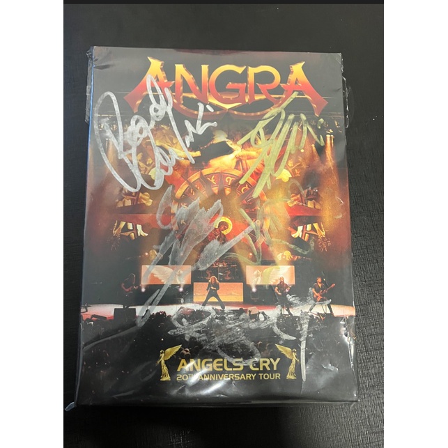 Angra Angels Cry (DVD + CD) 20th Anniversary digipack autografado ...