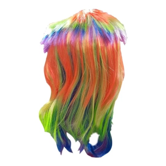 Peruca Punk Rock Spiky Dos Anos 80 Colorida - Cod Y363 | Shopee Brasil