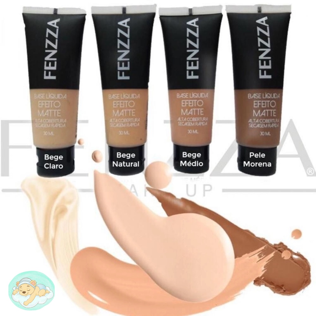 Base Líquida Efeito Matte Fenzza | Shopee Brasil